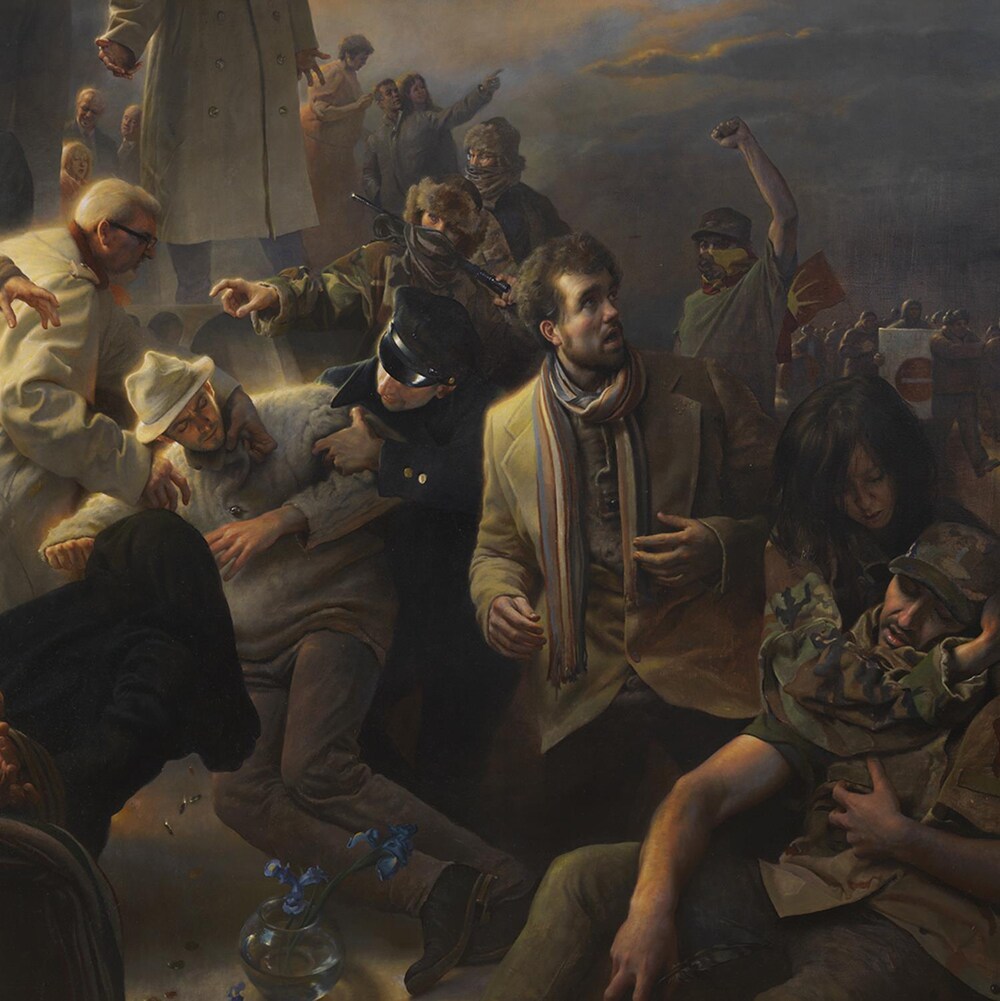 Une fresque de l'américain Adam Miller au Musée national des beaux-arts ...