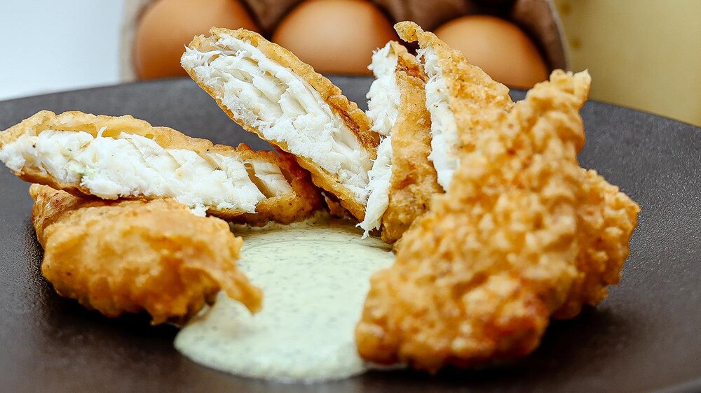 Goujonnettes de flétan de la Gaspésie | 5 chefs dans ma cuisine