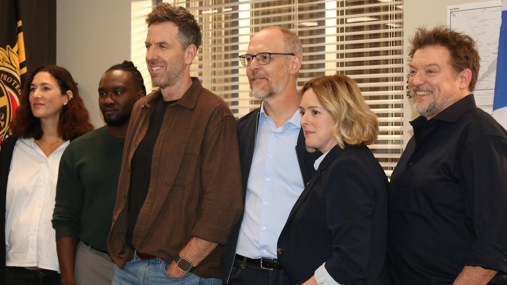 Visite du plateau de tournage d’Antigang | ICI Télé | Radio-Canada