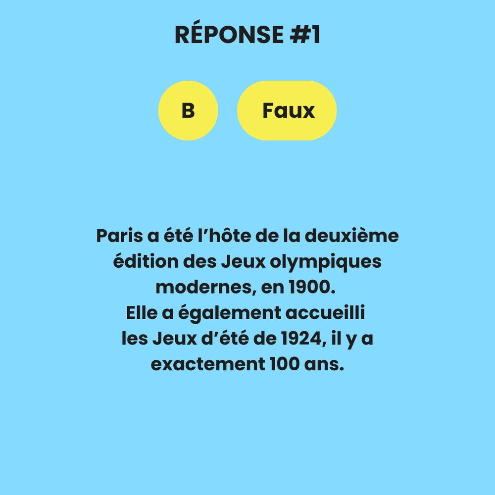 QUIZ : Les Jeux olympiques de Paris en 5 questions | MAJ | Radio-Canada