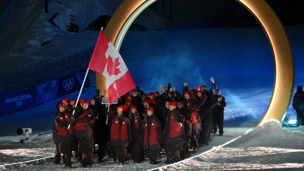 2026 Olympic Games: Team Canada marches in parade of athletes at ...