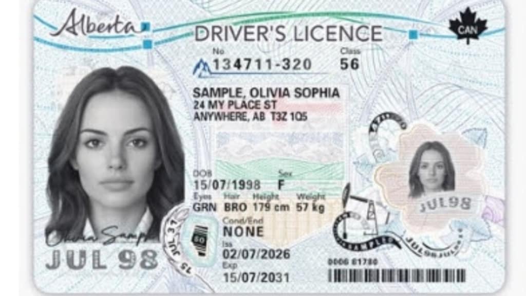 Alberta introducing integrated driver licences with health card number ...