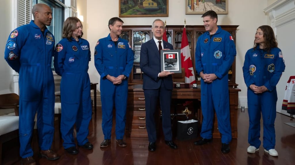 Carney tells Artemis II astronauts their mission around the moon ...