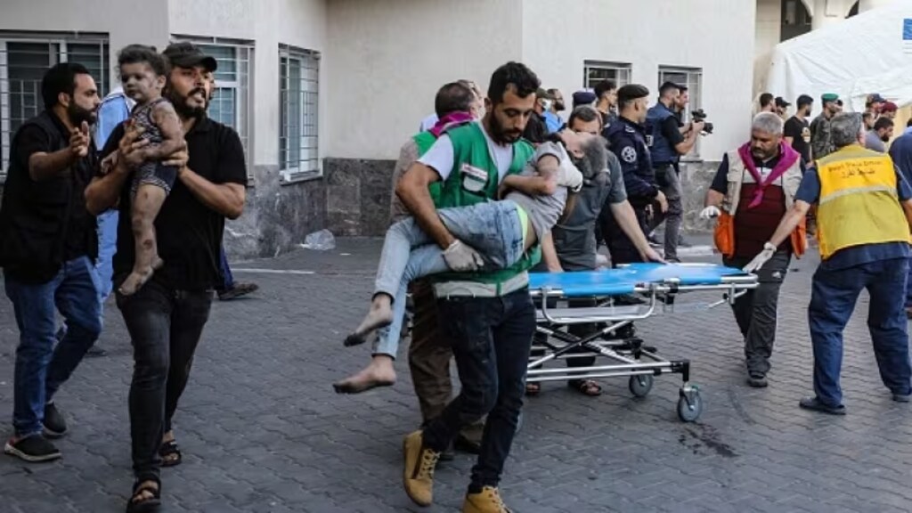 Gaza’s crowded hospitals near breaking point as Israeli ground invasion ...