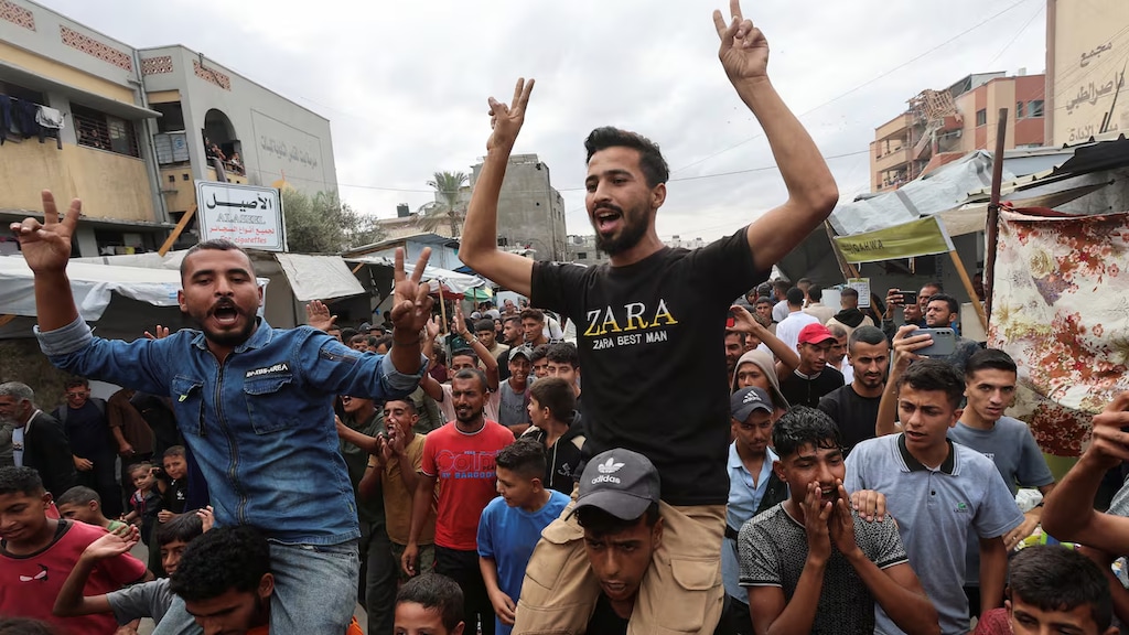 Palestinians in Gaza, Israelis rejoice as Israel and Hamas agree to ...