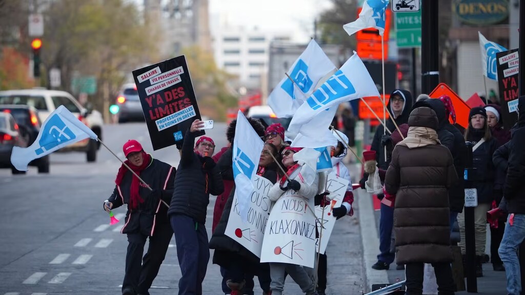 80,000 nurses sa Quebec sasama sa 4-araw na welga ng pampublikong ...
