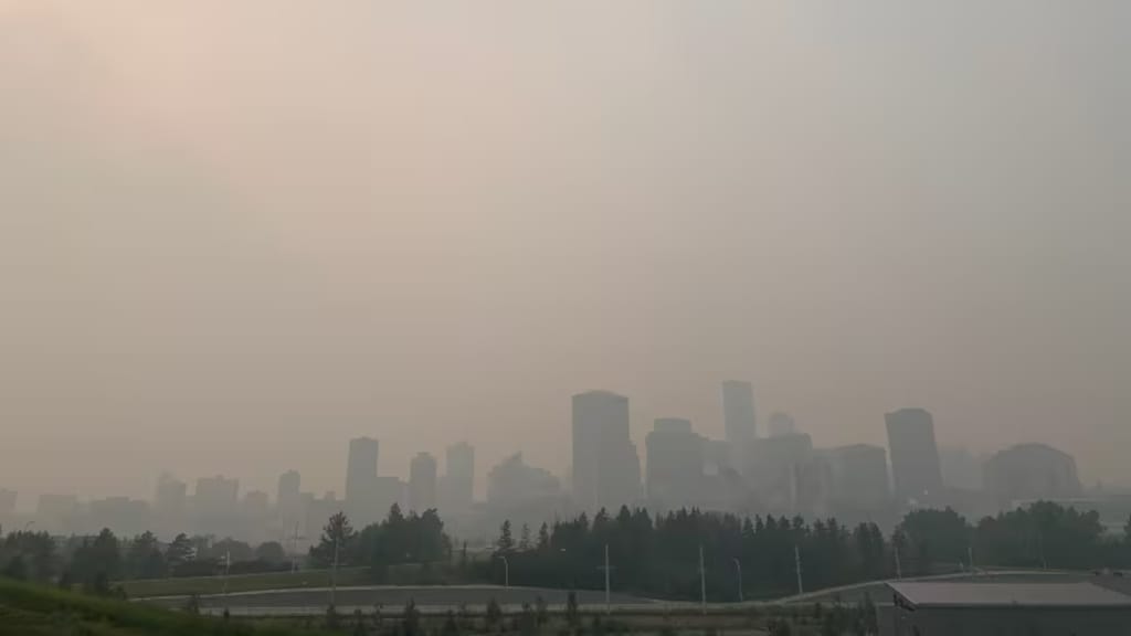 Forest Fire Smoke Calgary