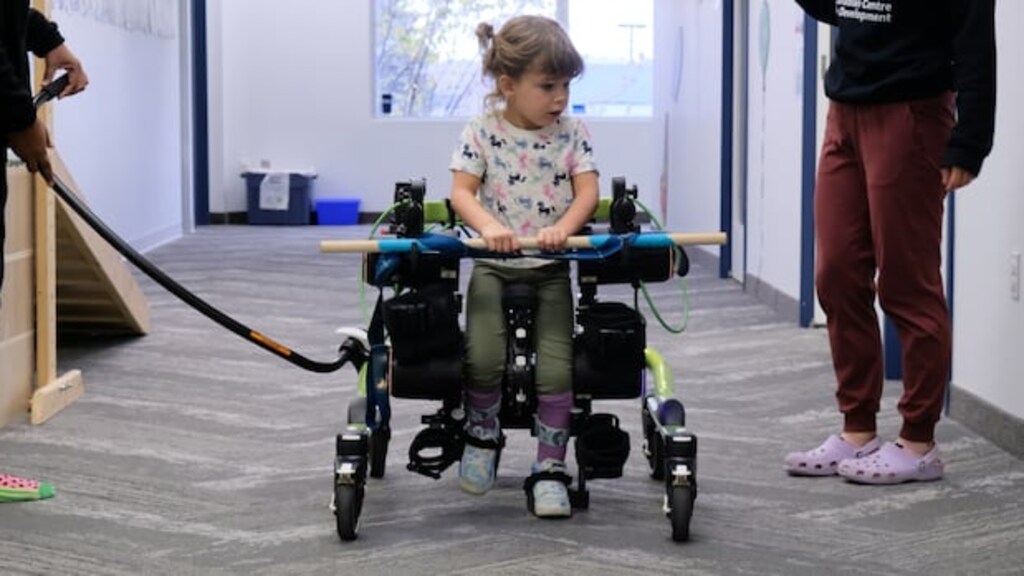 Canadian-made exoskeleton helps kids with health challenges walk, but ...