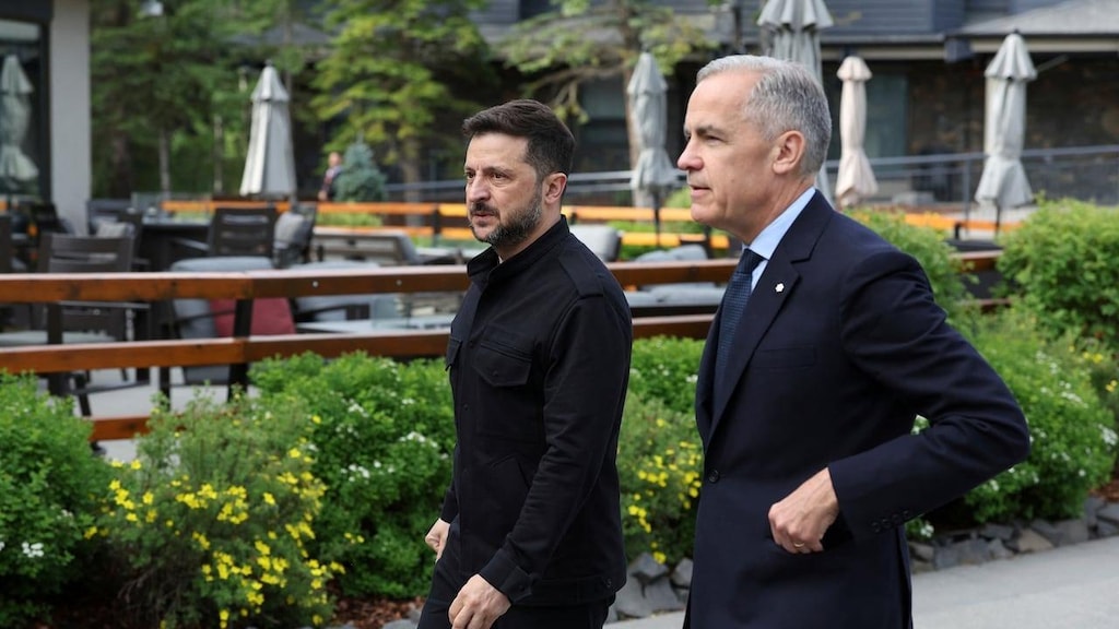 Carney and Zelenskyy speak ahead of Trump-Putin summit in Alaska ...