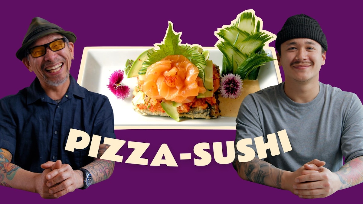 La pizza-sushi de Tri Express | Mordu