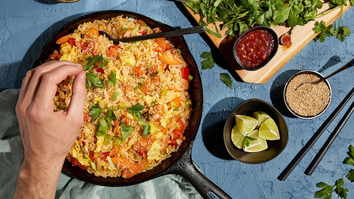 Riz frit au poulet | Mordu