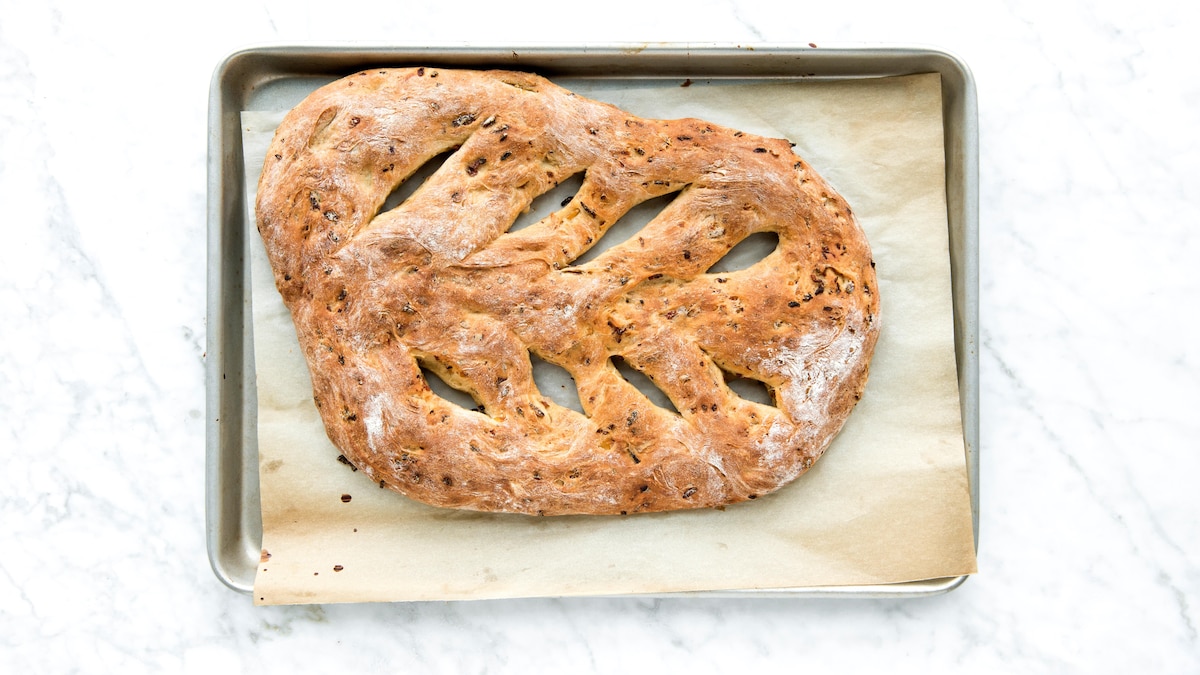 Fougasse aux lardons et aux oignons | Mordu