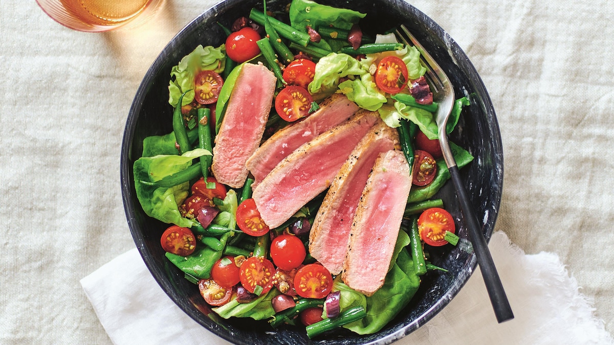 Salade de thon frais à la niçoise | Mordu