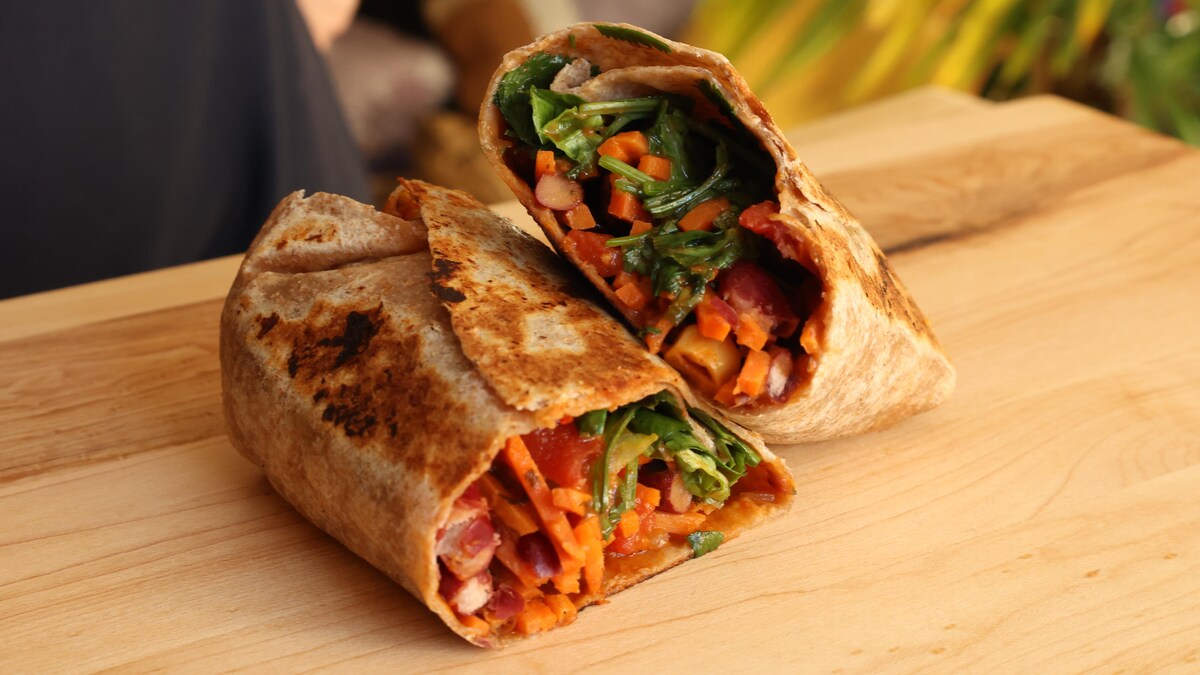 Burrito minute aux haricots rouges | Mordu