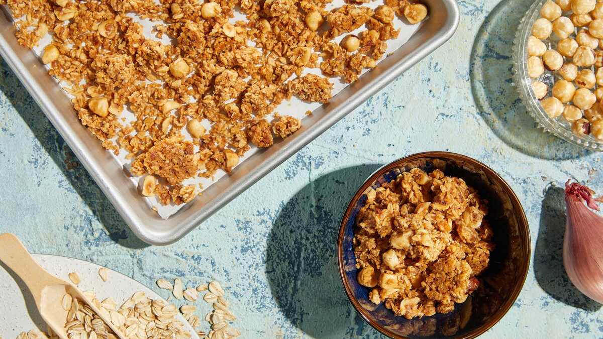 Crumble aux noisettes | Mordu
