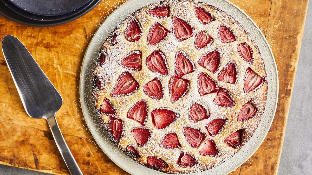 Gâteau aux fraises | Savourer x Mordu