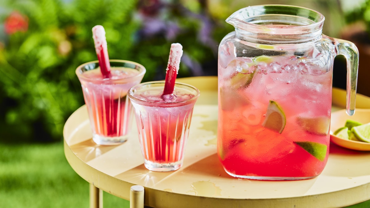 Limonade à la rhubarbe | Mordu
