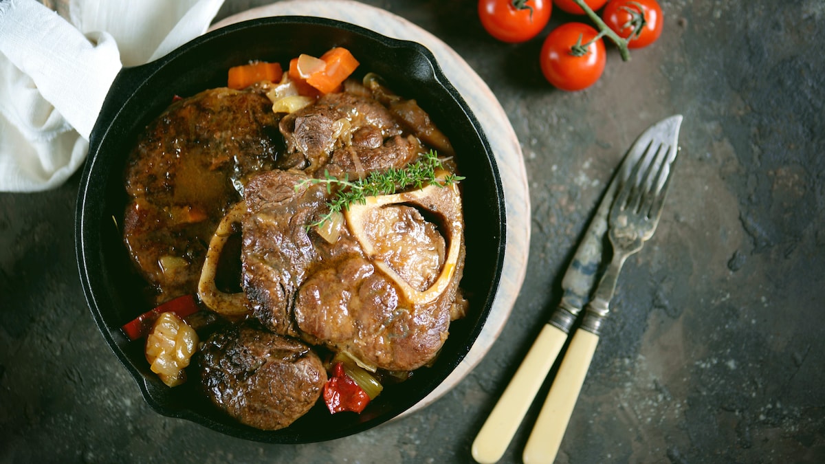 Osso buco de jarret de porc | Mordu