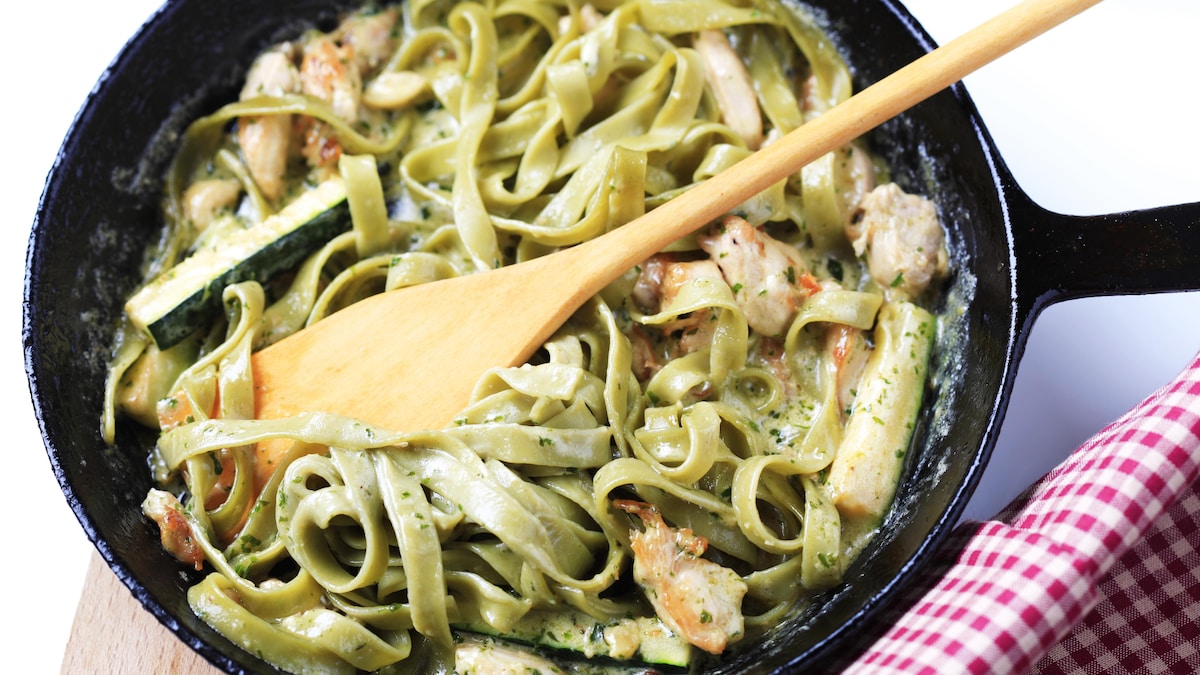 Pâtes au restant de poulet | Mordu