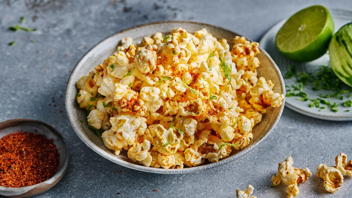 Popcorn au Tajín et à la lime | Mordu