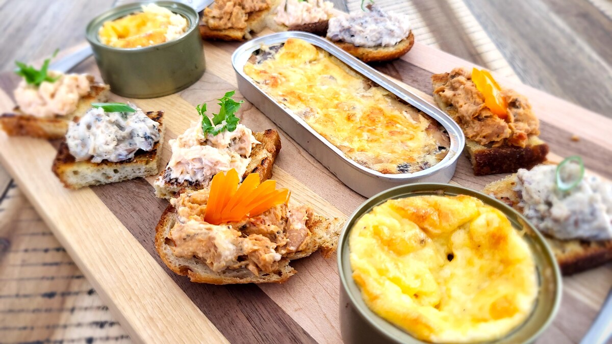 Quiches sans pâte et canapés de rillettes | Mordu