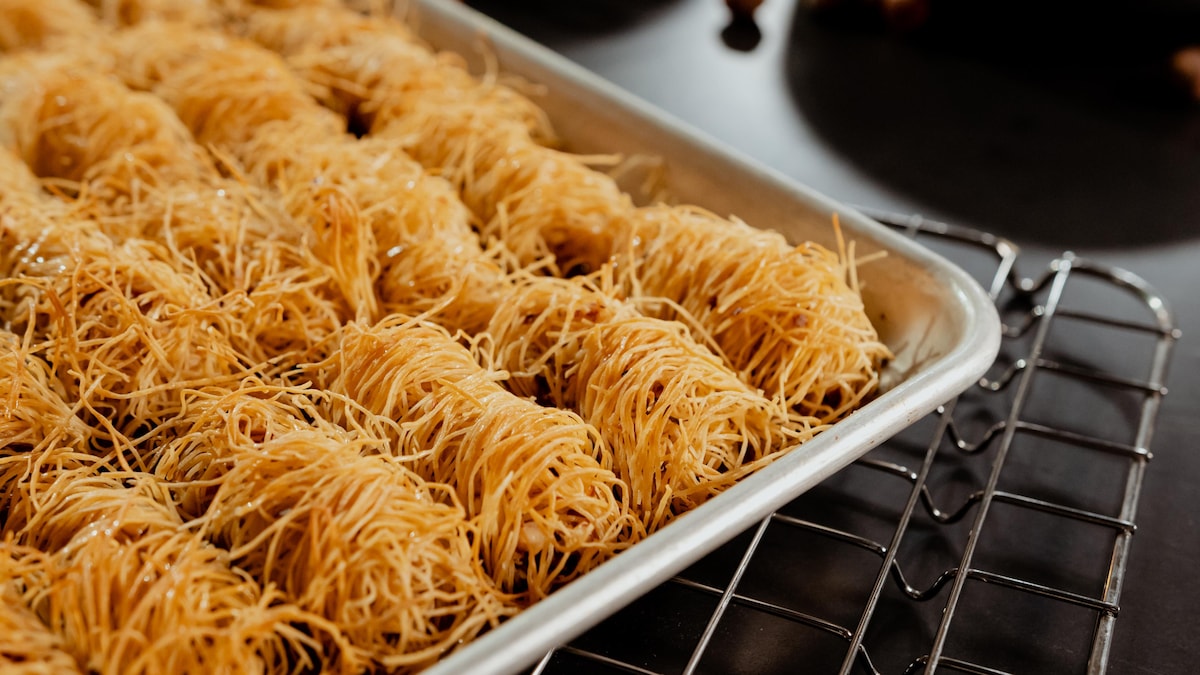 Rouleaux de pâte kadaïf | Mordu