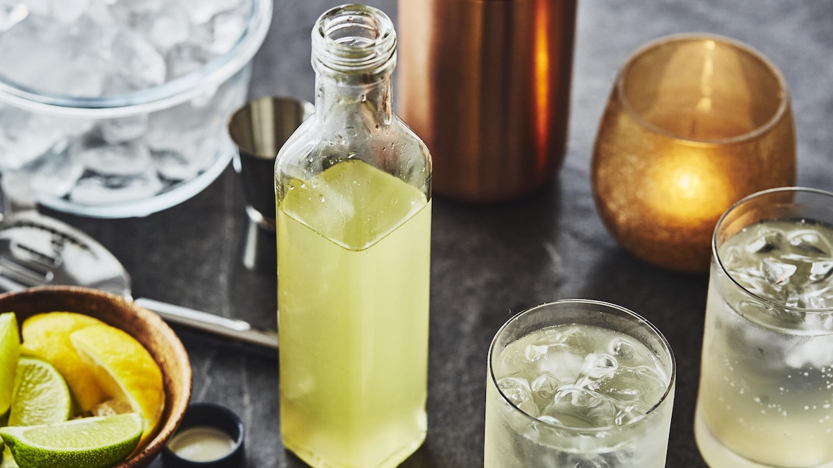 Sirop au citron et à la lime | Savourer x Mordu