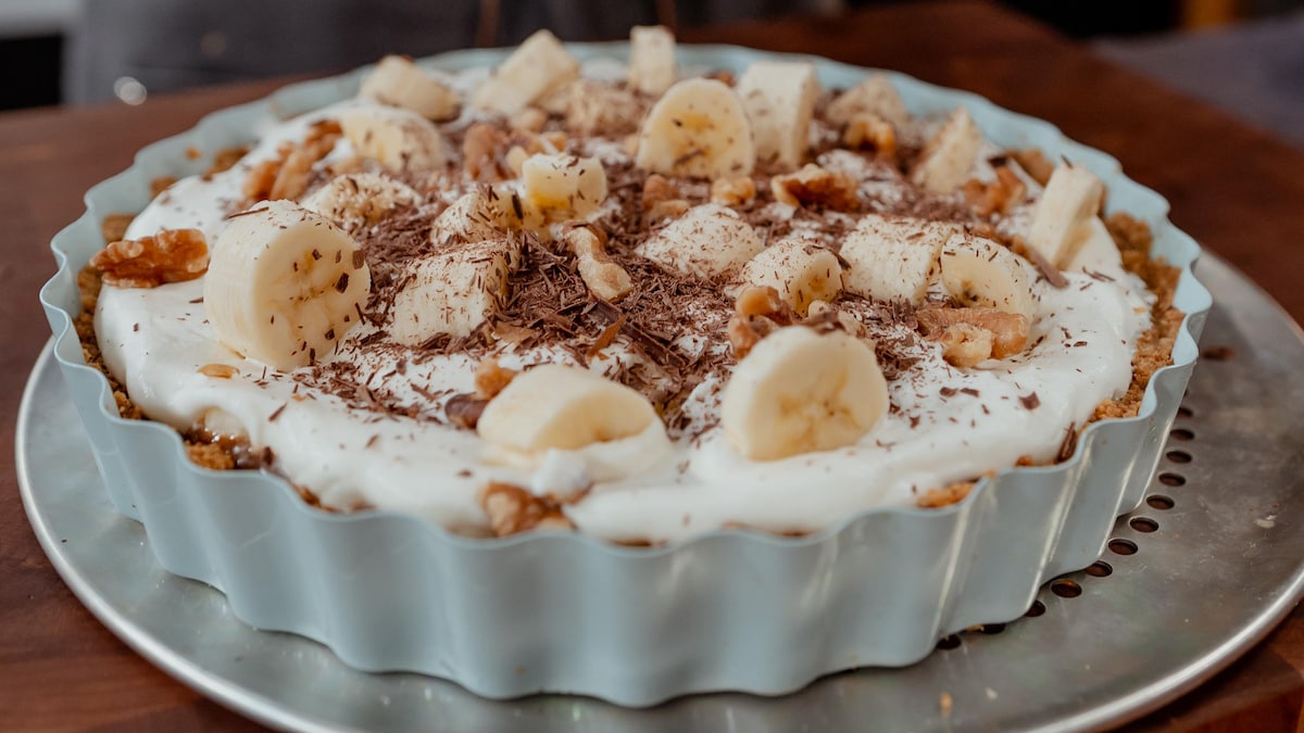 Tarte aux bananes et au caramel (banoffee pie) | Mordu