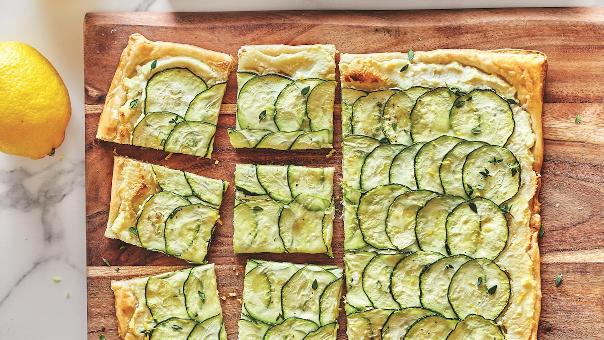 Tarte fine à la courgette | Mordu