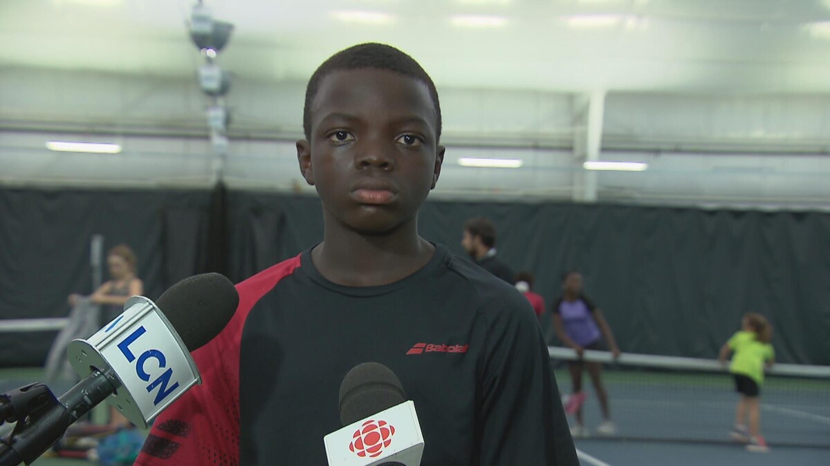 Andy Tchinda Kepche, champion junior de tennis | Le téléjournal Québec