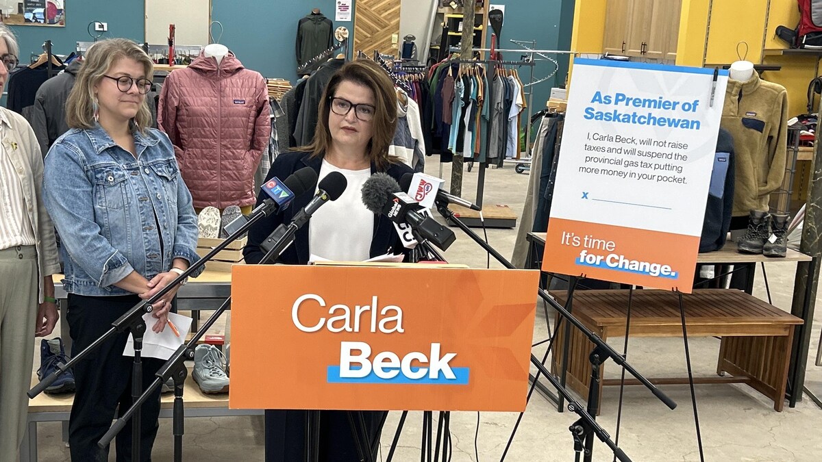 Carla Beck promet de ne pas augmenter les impôts des Saskatchewanais ...