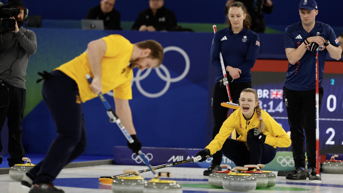 La Suède accède à la finale en curling double mixte | ICI Télé | Radio ...