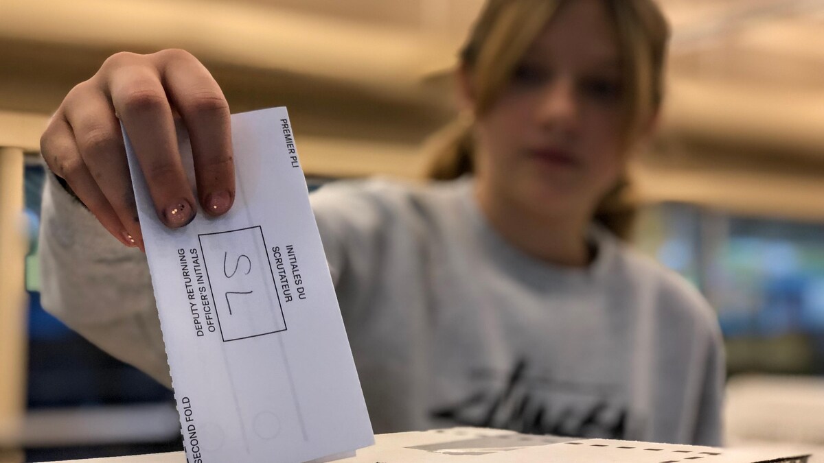 Simulation de vote dans 9000 écoles au Canada | Le téléjournal avec ...