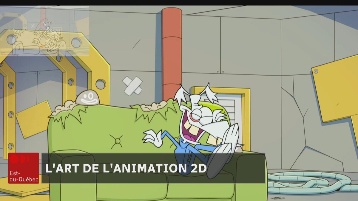 L'art de l'animation 2D | Le téléjournal Est-du-Québec