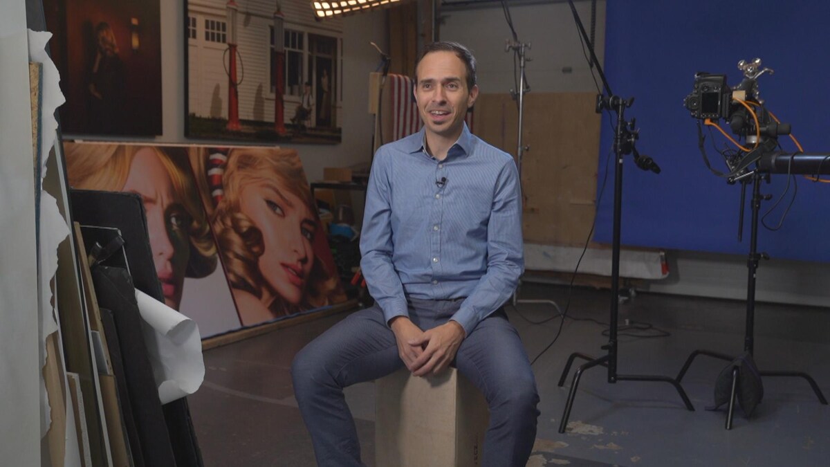 Dans le studio d'Adrien Veczan | Le téléjournal Alberta