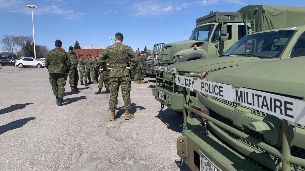 La police militaire s’exerce en convoi au Lac-Saint-Jean | Le ...