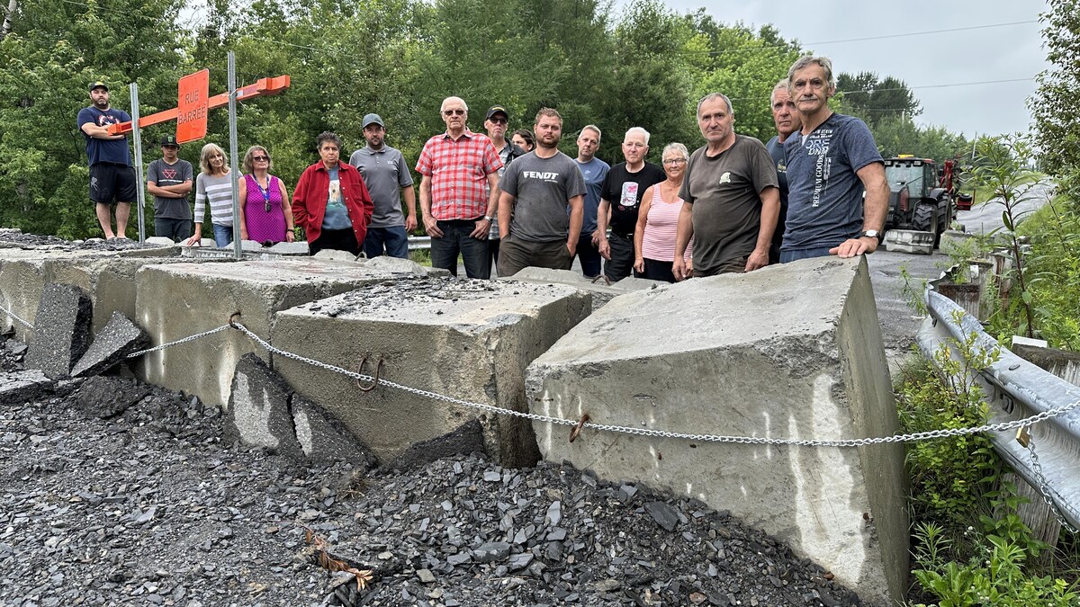 La fermeture d’un ponceau suscite la grogne en Beauce | Le téléjournal ...