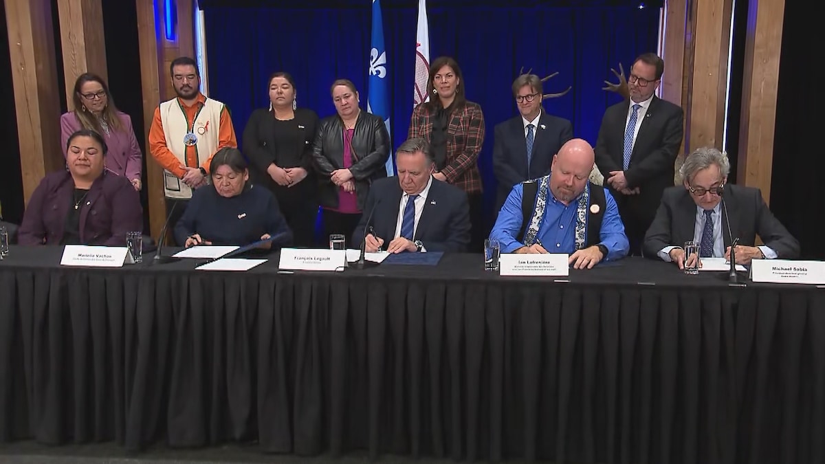 Québec et les Innus de Pessamit signent une entente de 45 M$ | Le ...