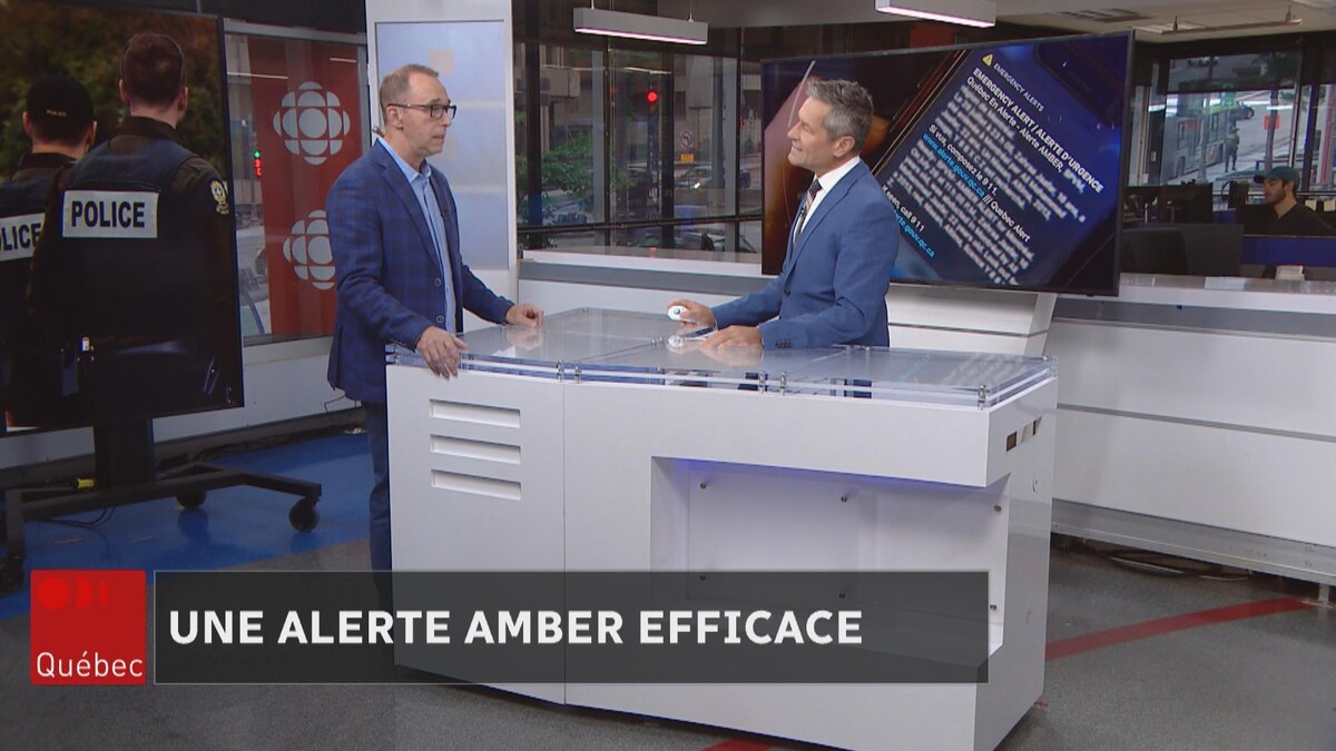 Une alerte Amber efficace | Le téléjournal Québec