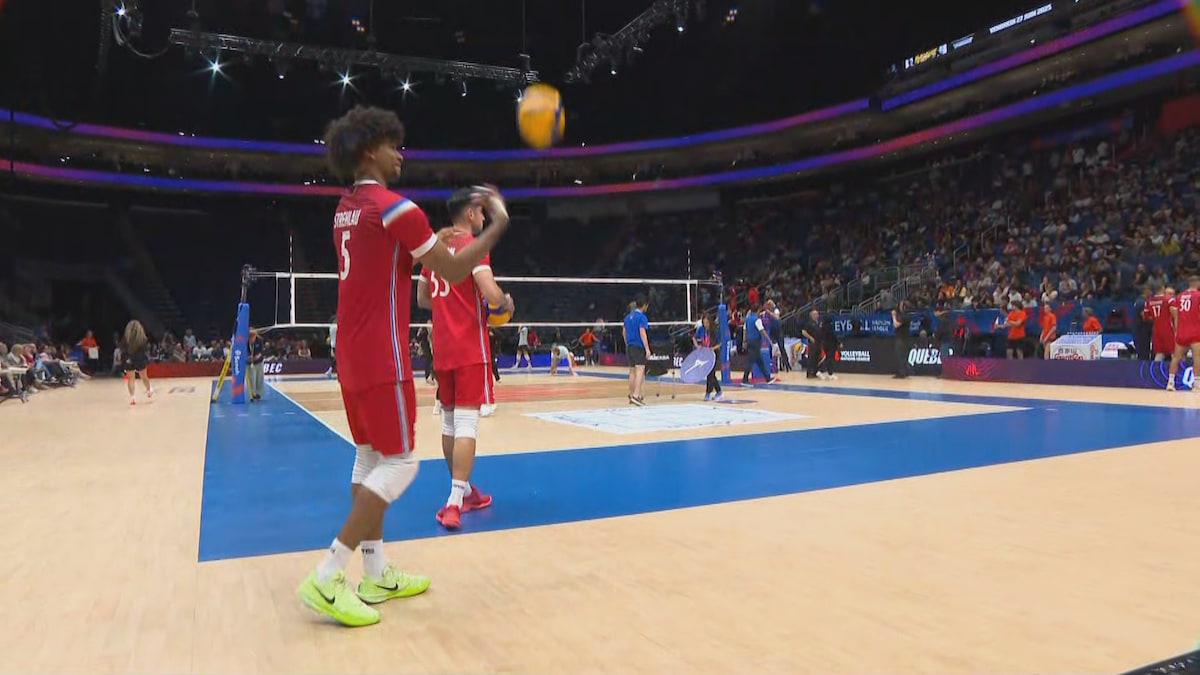 La Ligue des nations de volleyball au Centre Videotron | Le téléjournal ...
