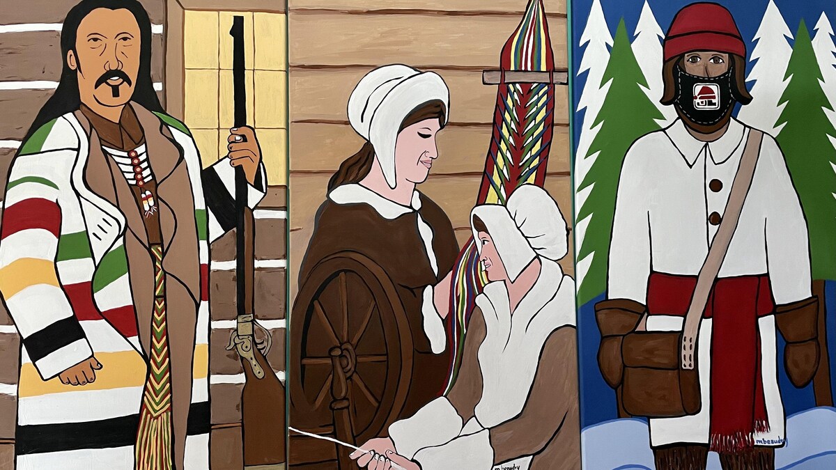 Marc Beaudry nous présente ses toiles | Le téléjournal Manitoba