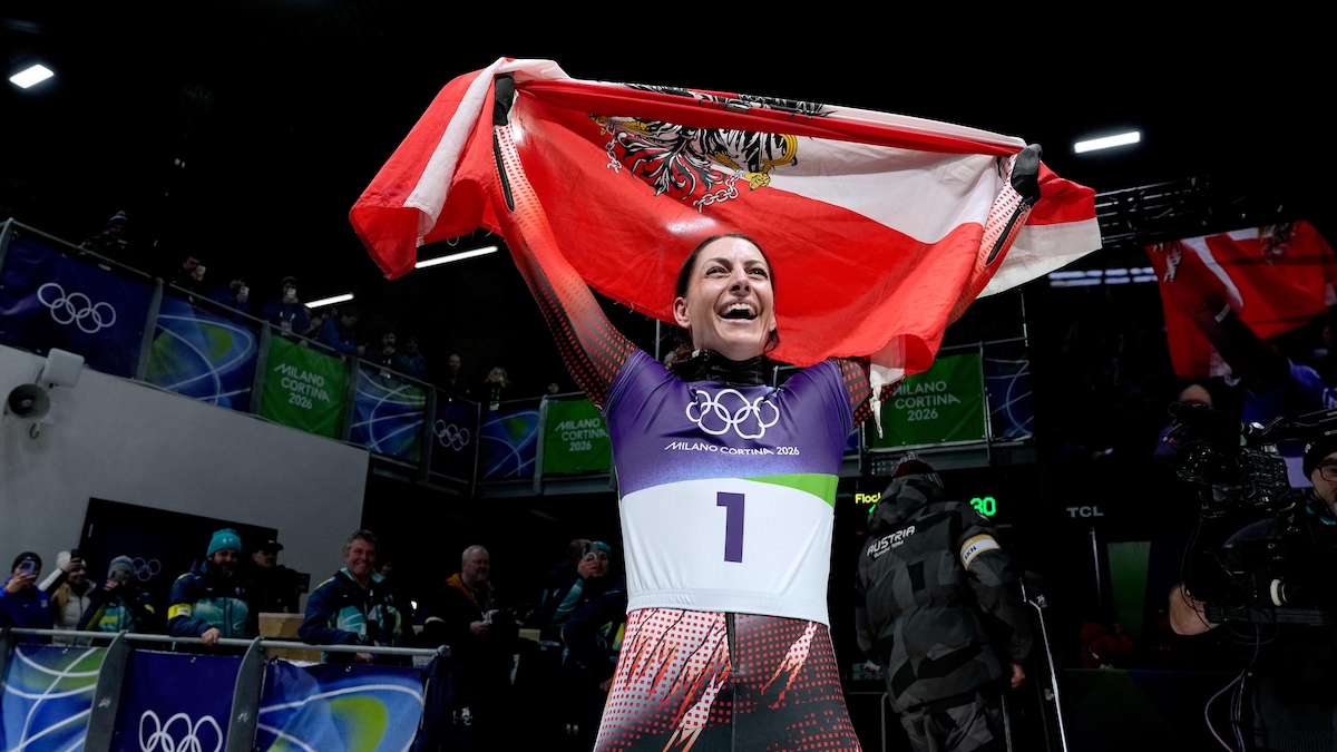 L’Autrichienne Janine Flock remporte l’épreuve de skeleton | ICI Télé ...