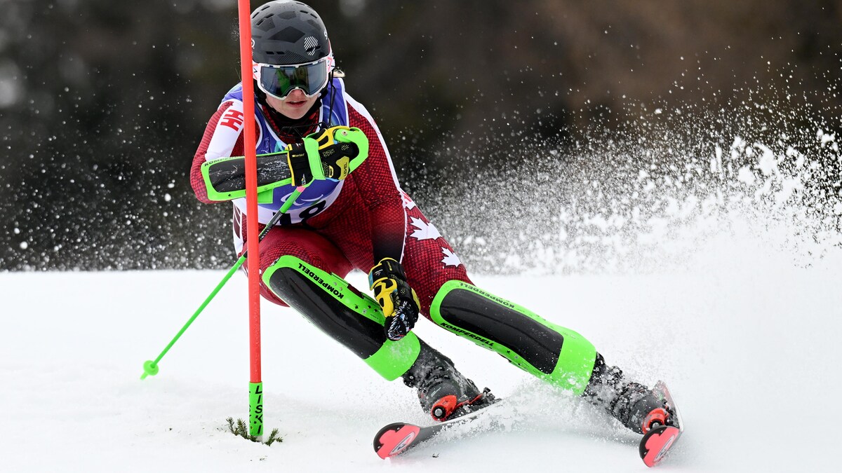 Michaela Gosselin décroche le bronze au slalom | ICI Télé | Radio-Canada