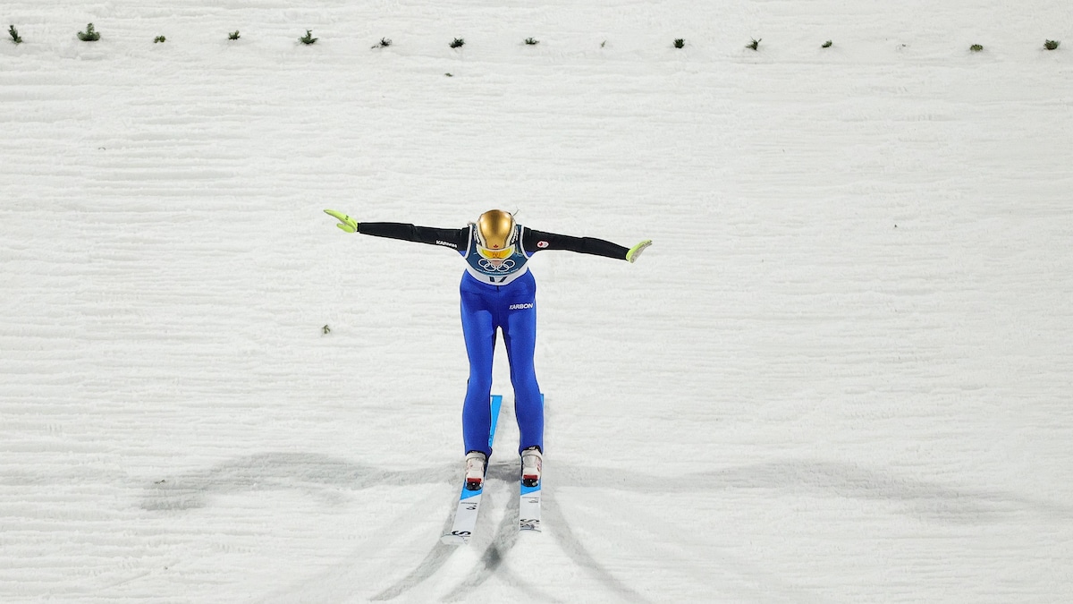 Nicole Maurer finit 20 e au saut à ski | ICI Télé | Radio-Canada