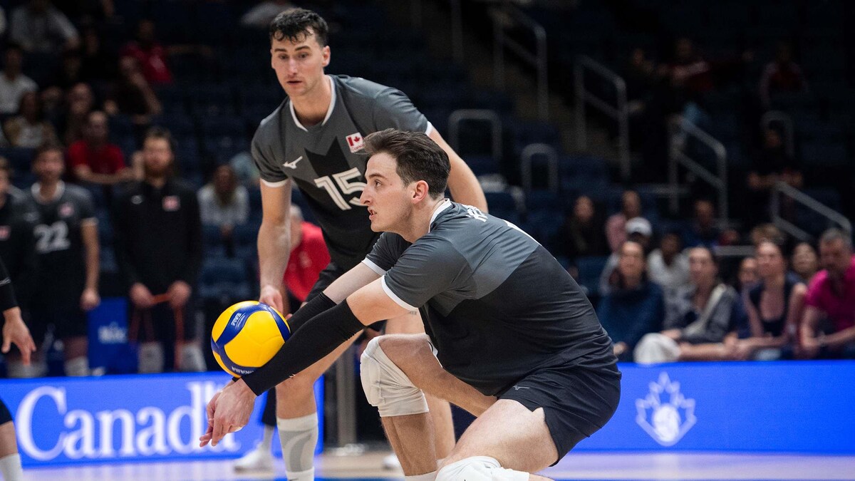 Ligue des nations de volleyball : victoire du Canada contre l'Allemagne | Le téléjournal Québec