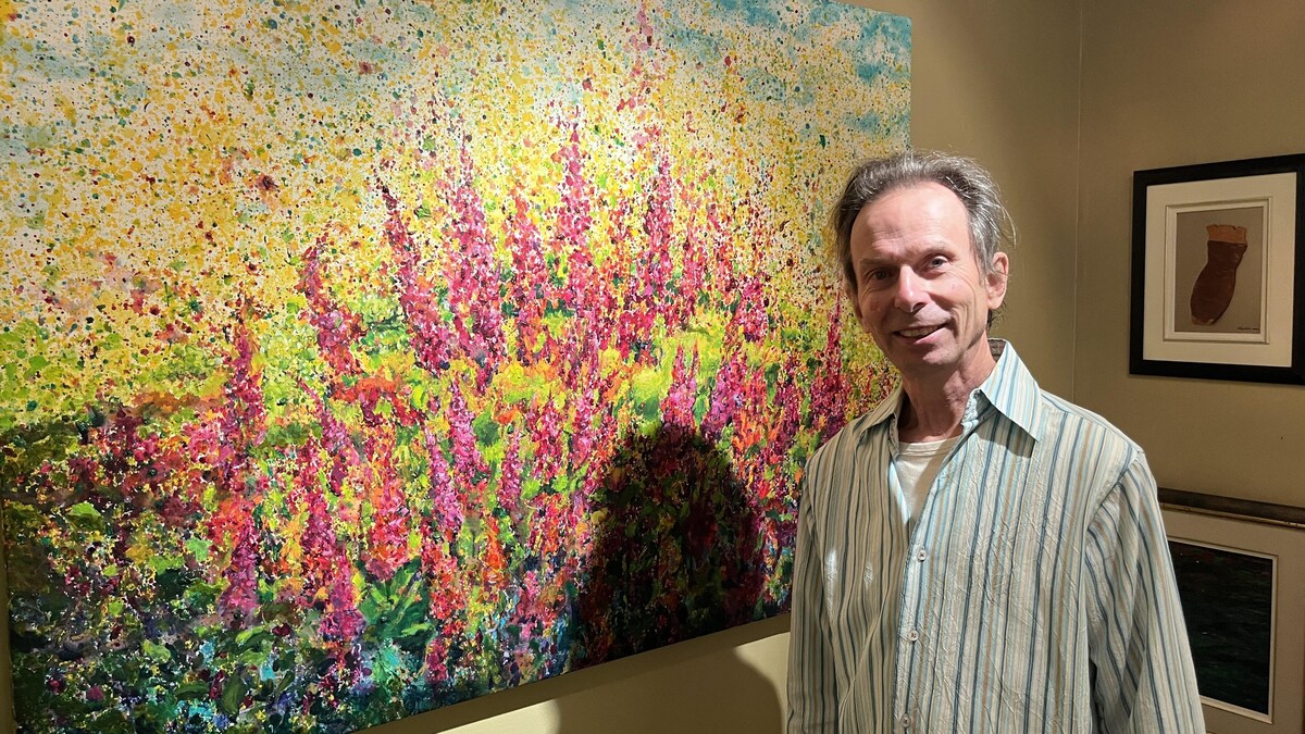 Dans la galerie d'art d'Yves Gonthier | Le téléjournal Est-du-Québec