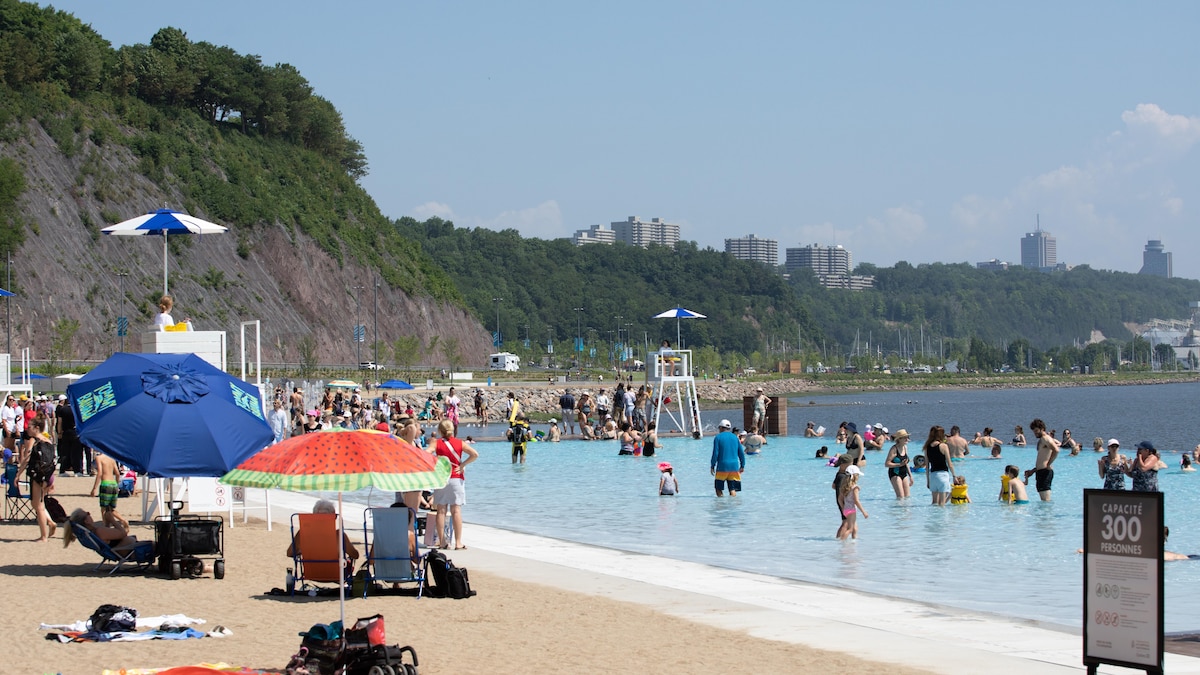La plage de la promenade Samuel-De Champlain inaugurée | Le téléjournal ...
