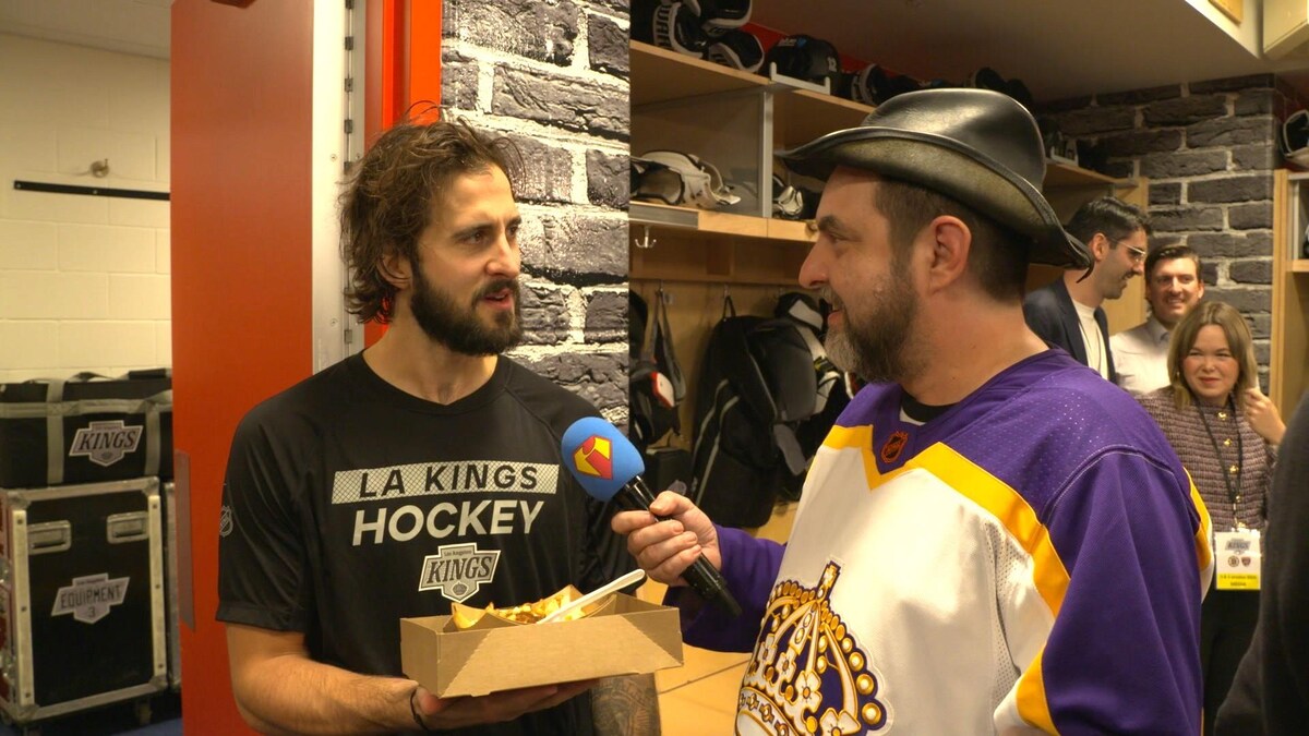 MC Gilles au match des Kings de Los Angeles | Infoman