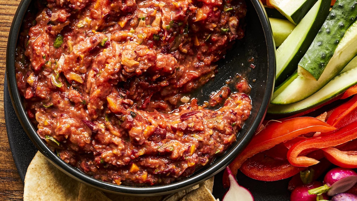 Tartinade de haricots rouges aux tomates rôties | Savourer