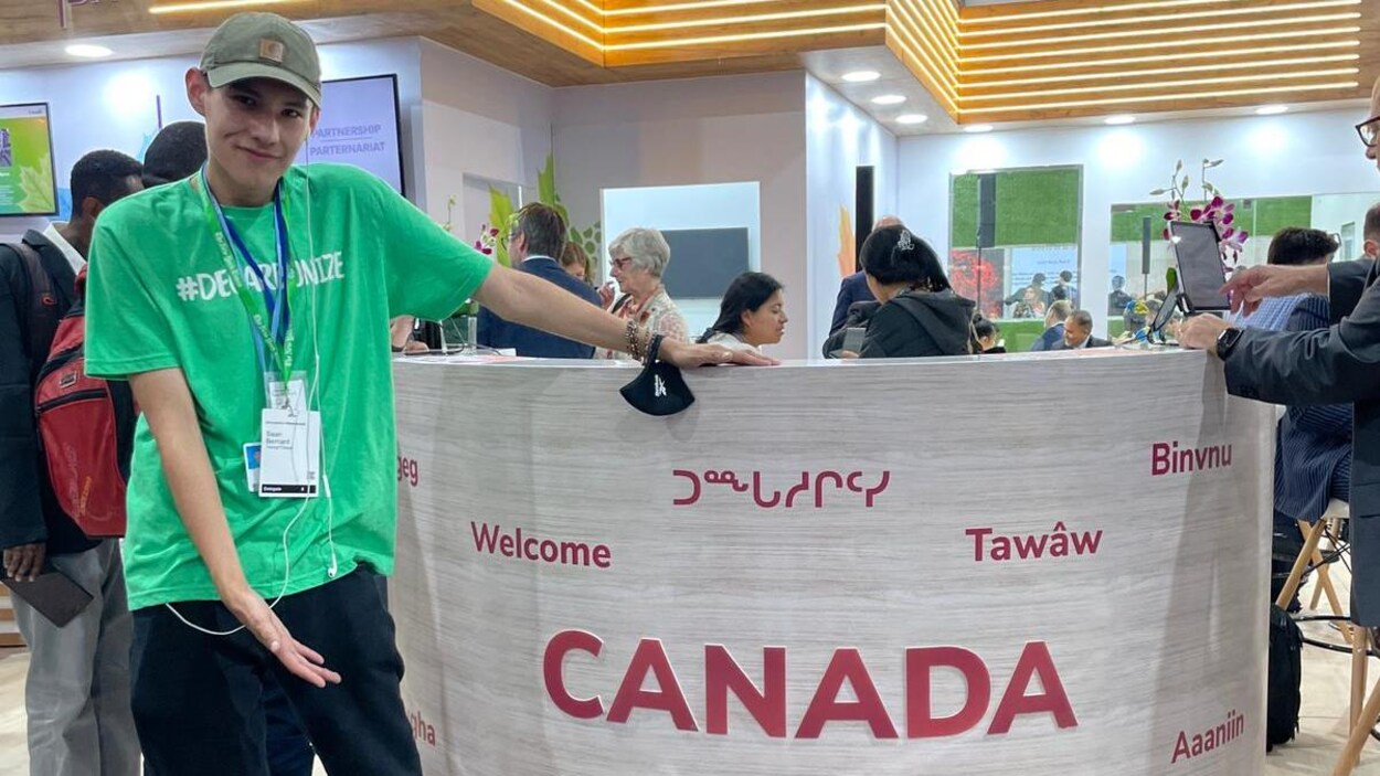Un jeune Autochtone de la Saskatchewan à la COP27 au nom de sa communauté